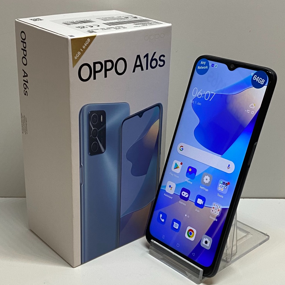 Pre-owned Oppo A16s Unlocked Model CPH2271 64GB Dual SIM Boxed - Own4Less